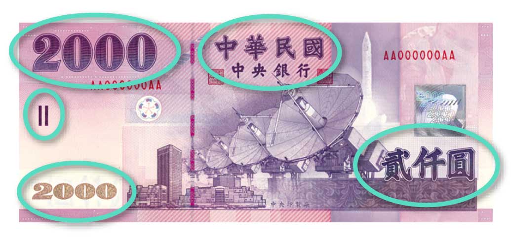 Intaglio printing–Security Features–New Taiwan Dollar Notes–Issues in ...