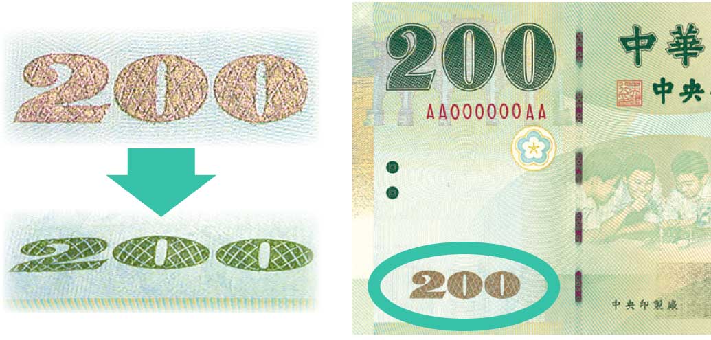 Optical variable ink–Security Features–New Taiwan Dollar Notes–Issues ...
